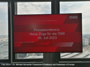 ÖBB Neuer Dosto Railjet von Stadler Rail Eisenbahn Österreich