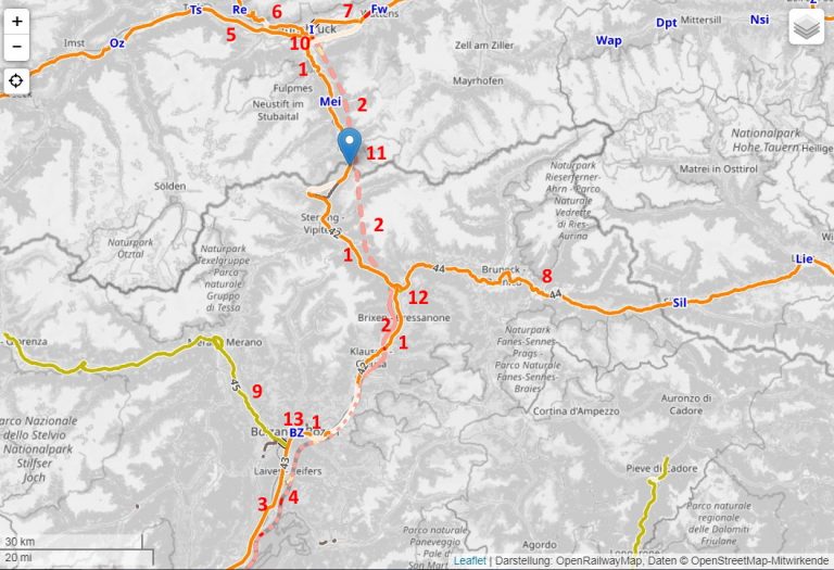 Brennerbahn - Dokumentationszentrum für Europäische Eisenbahnforschung ...